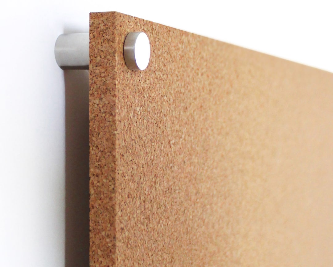 The Original Modern Cork Board for Wall | Floating Cork Board ...