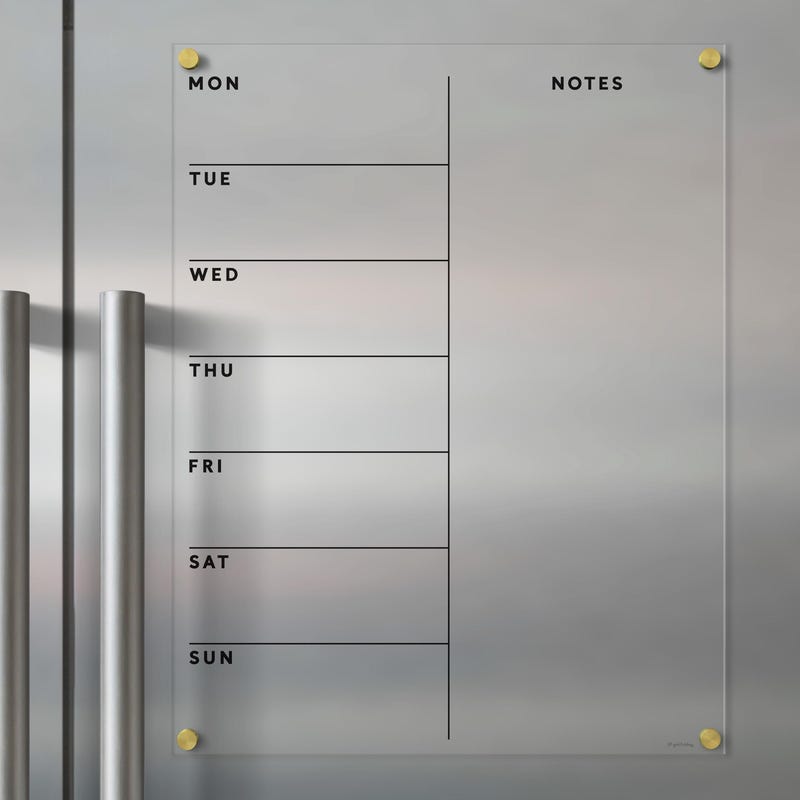 1/4 Acrylic Calendar - Etsy