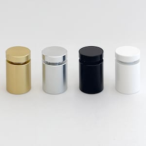 Set 4 or 6 Standoff Mount Hardware for Wall | Gold, Silver, Black or ...