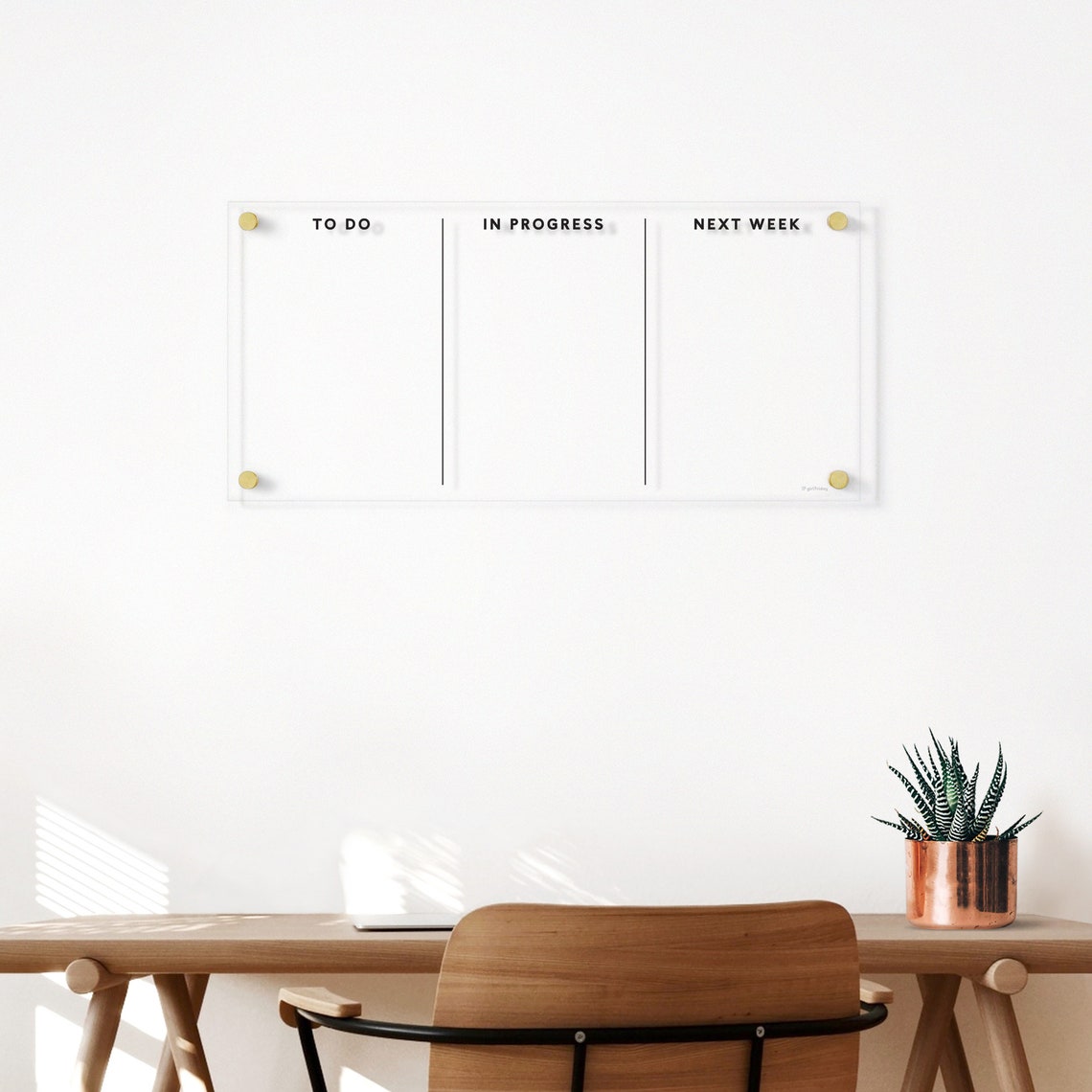 Acrylic to Do Board | Customizable Planner | Wall Mounted Organization ...