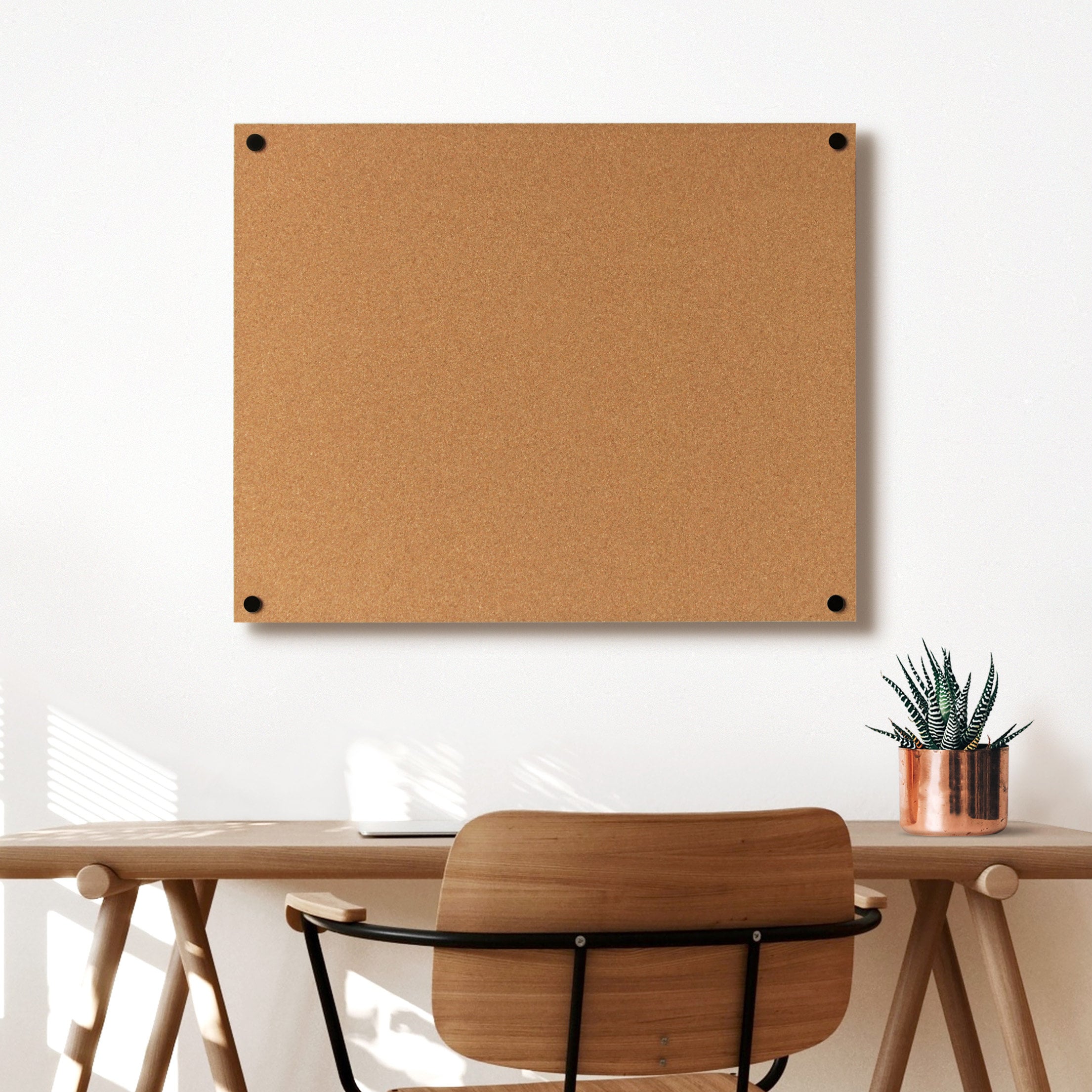 The Original Modern Cork Board for Wall | Floating Cork Board ...