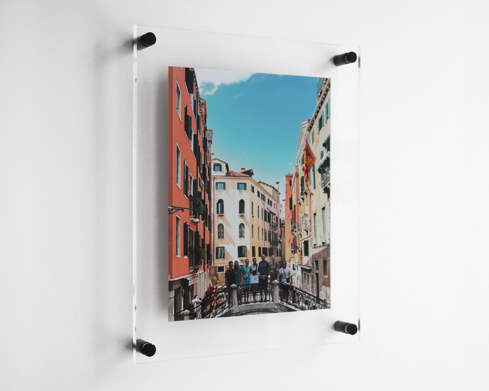 Clear Floating Acrylic Frame for Photos | Minimalist Wall Art | Gallery ...