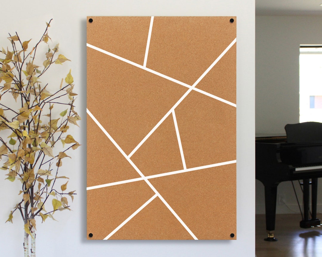 The Original Modern Cork Board | Large Cork Bulletin Board With ...