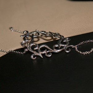 Silver Hand Chain Bracelet Bracelet Ring Sterling Silver - Etsy