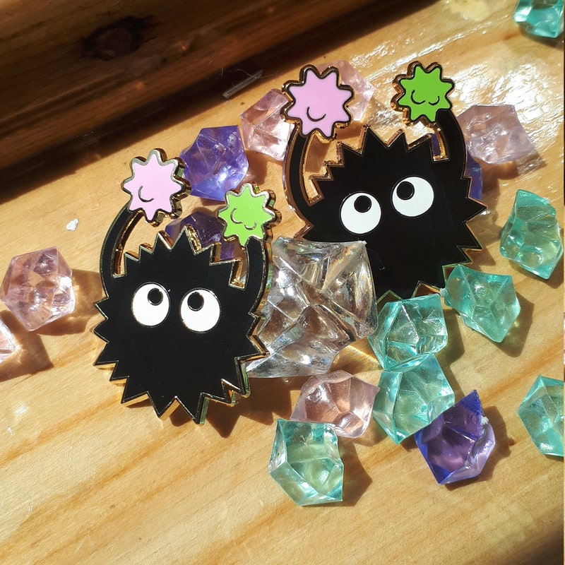 Soot Sprite Pin - Etsy