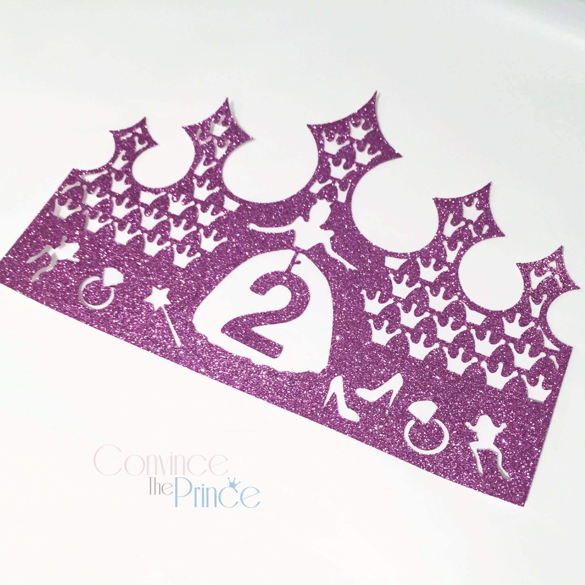 SVG Crown Template For Cutting Machines Cricut Cameo Scanncut Etsy