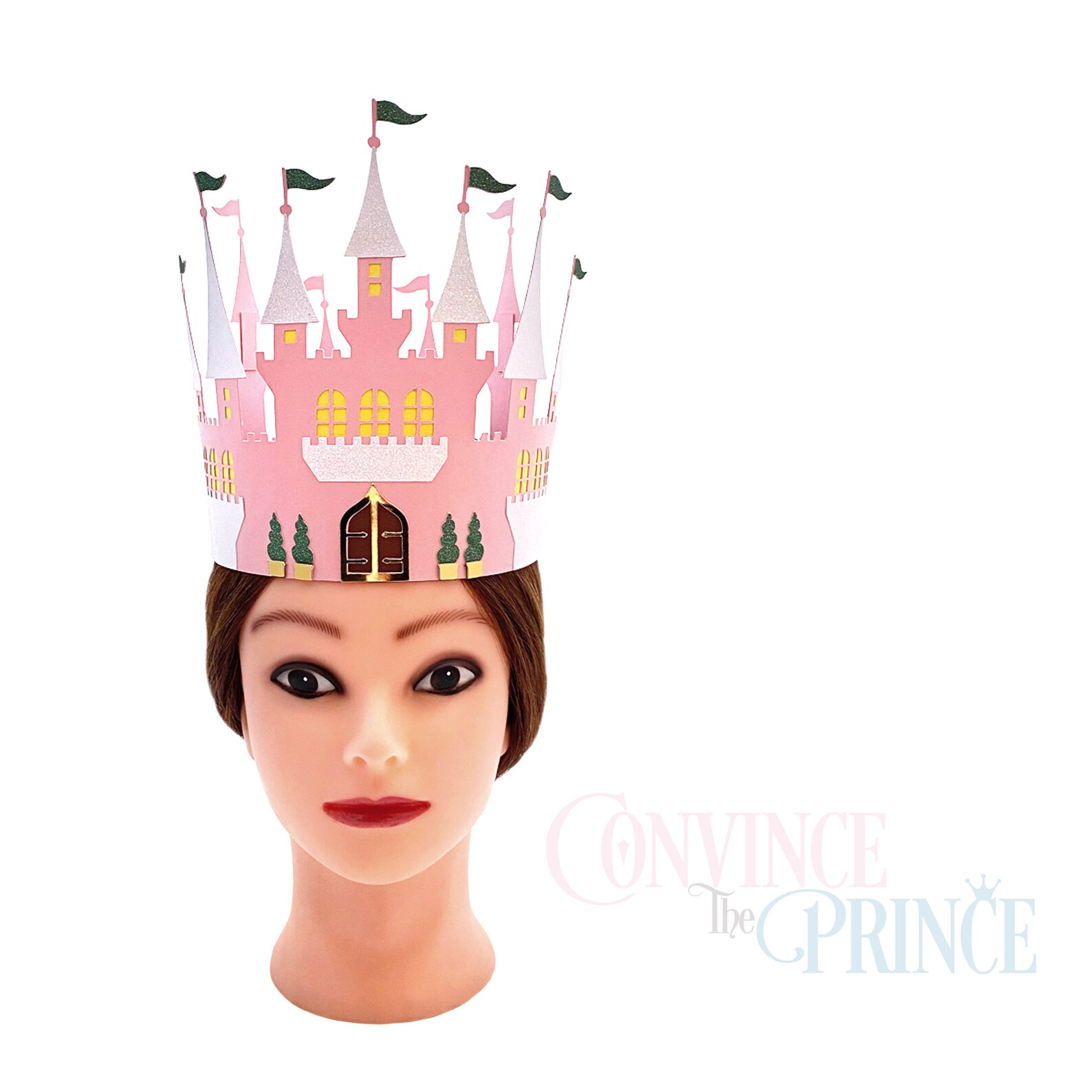 Castle Crown SVG for Cricut and Silhouette – Princess Castle Crown ...