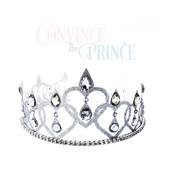 Heart Crown Template SVG PNG JPG for Cutting Machines Like - Etsy