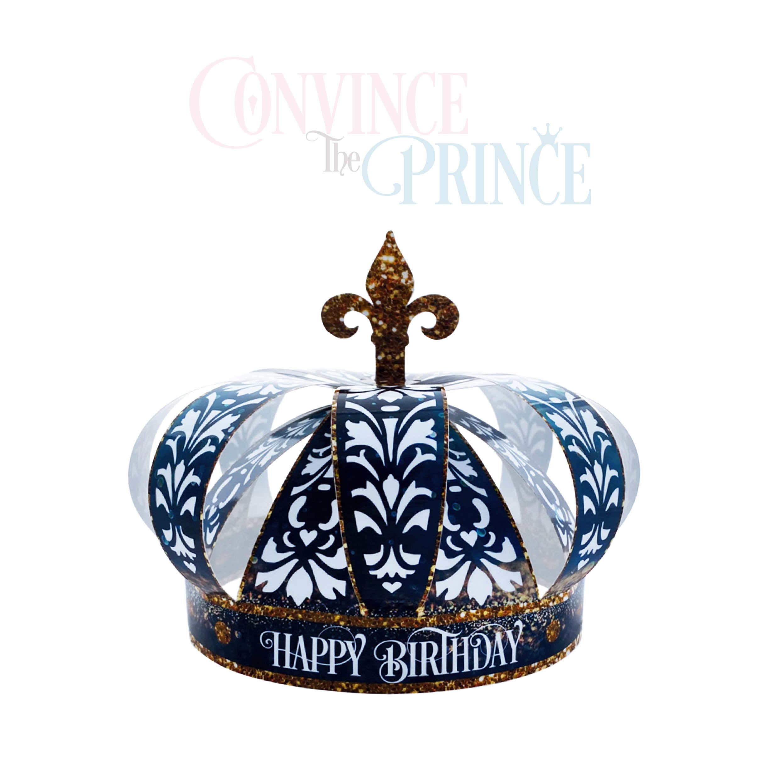 3D Crown King Crown PRINTABLE for Home Printing 2 - Etsy