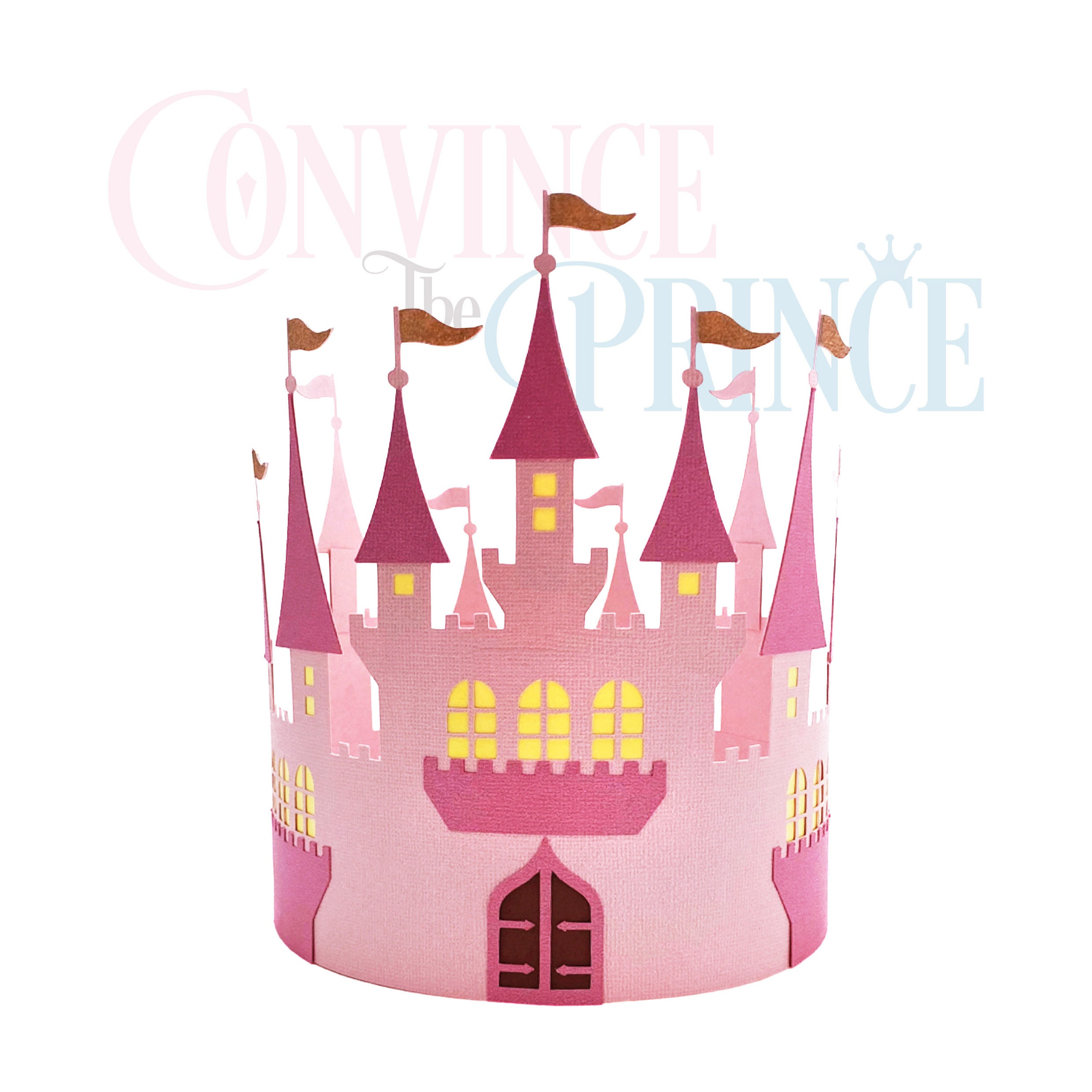 Castle Crown SVG for Cricut and Silhouette – Princess Castle Crown ...