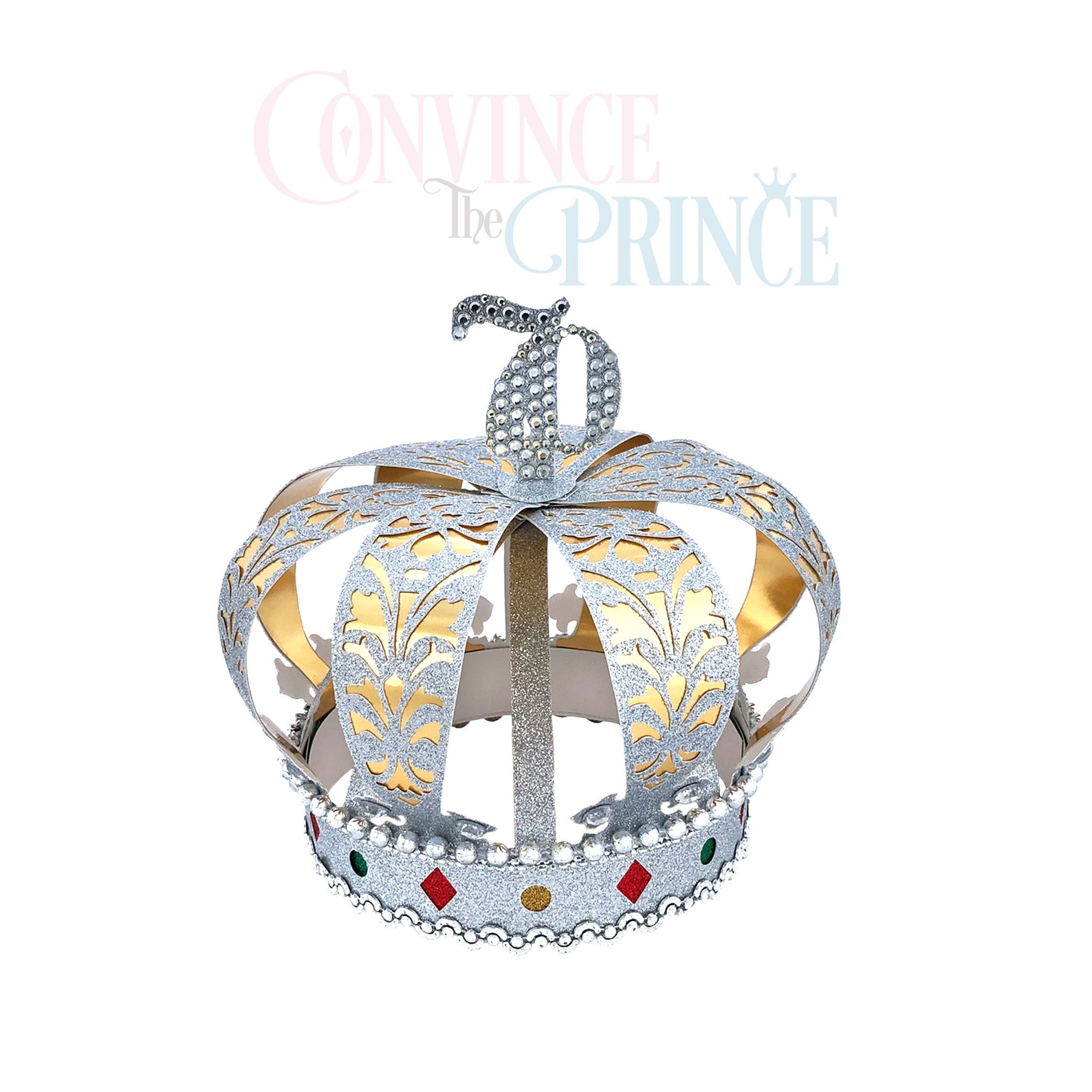 3D Crown Queen Elizabeth Crown Template SVG PNG JPG - Etsy UK