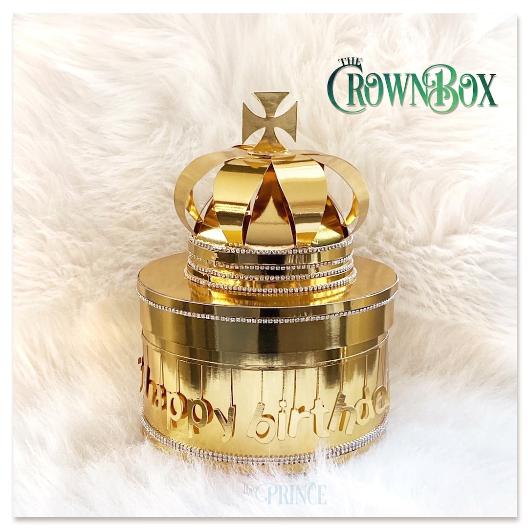 3D Crown Box Template | Unique Crownbox | Gift Wrapping Box | Birthday ...