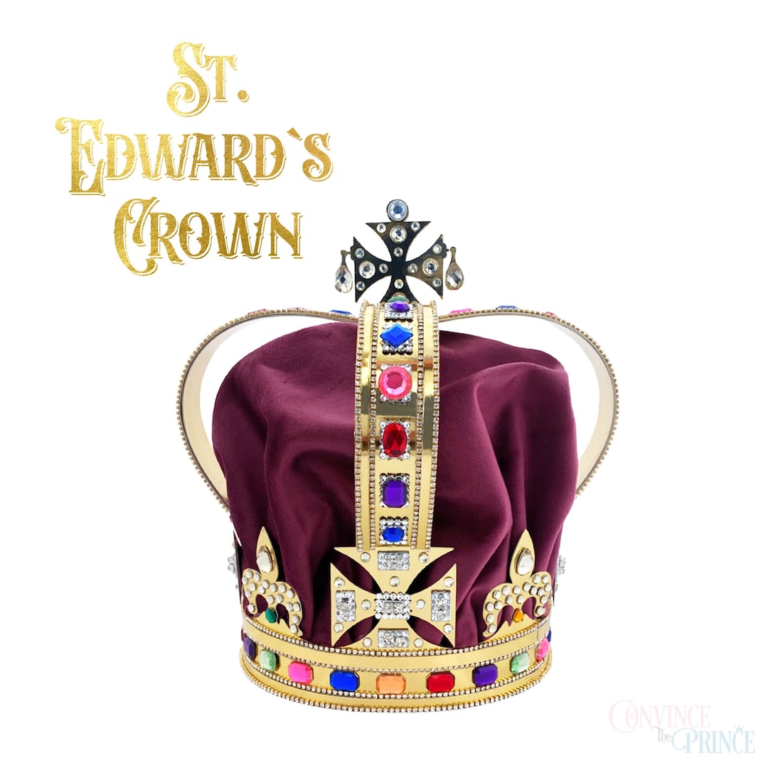 St Edwards Crown | 3D Crown Template | SVG PNG JPG | Replica Crown ...