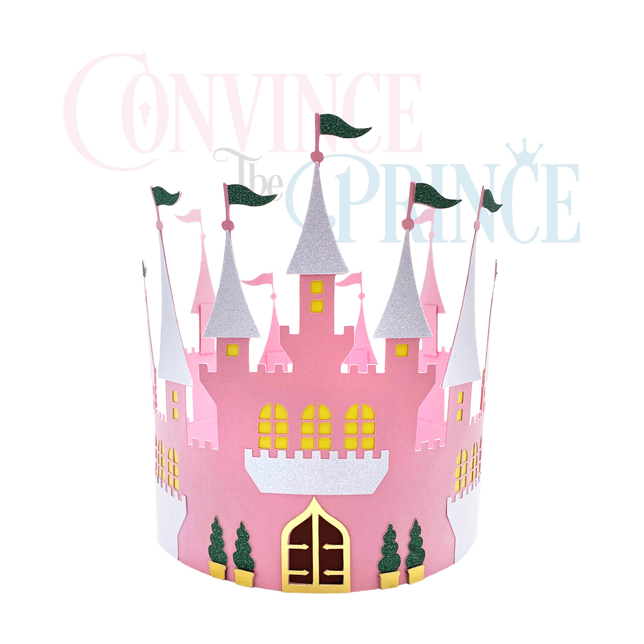 Castle Crown SVG for Cricut and Silhouette – Princess Castle Crown ...