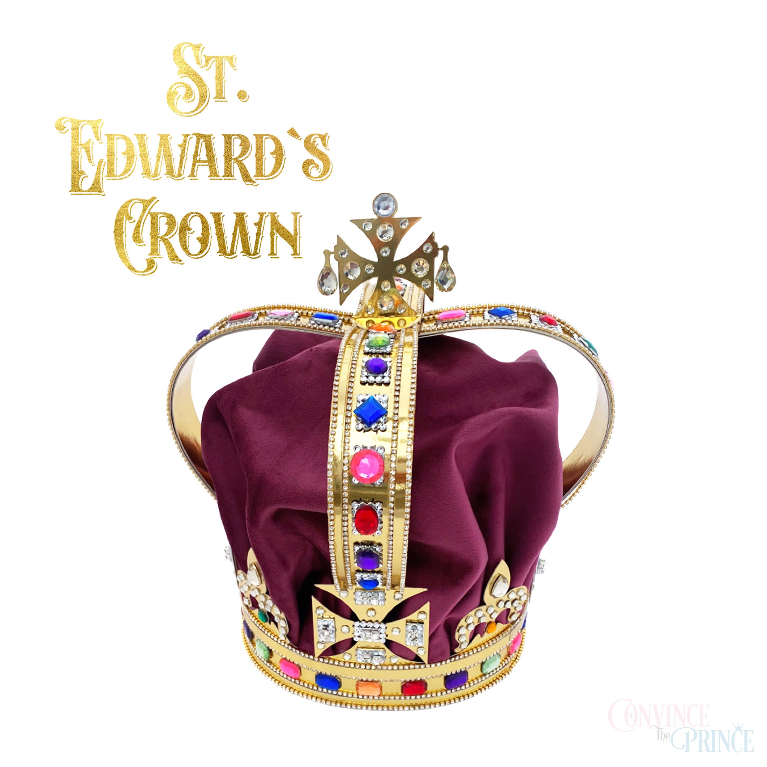 St Edwards Crown 3D Crown Template SVG PNG JPG Replica - Etsy Norway