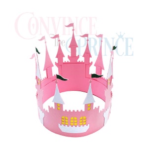 Castle Crown SVG for Cricut and Silhouette – Princess Castle Crown ...
