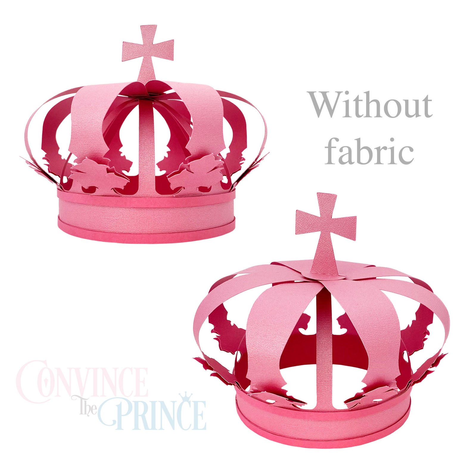 3D Krone SVG für Cricut und Silhouette - All in One Cut Tragbare Krone ...