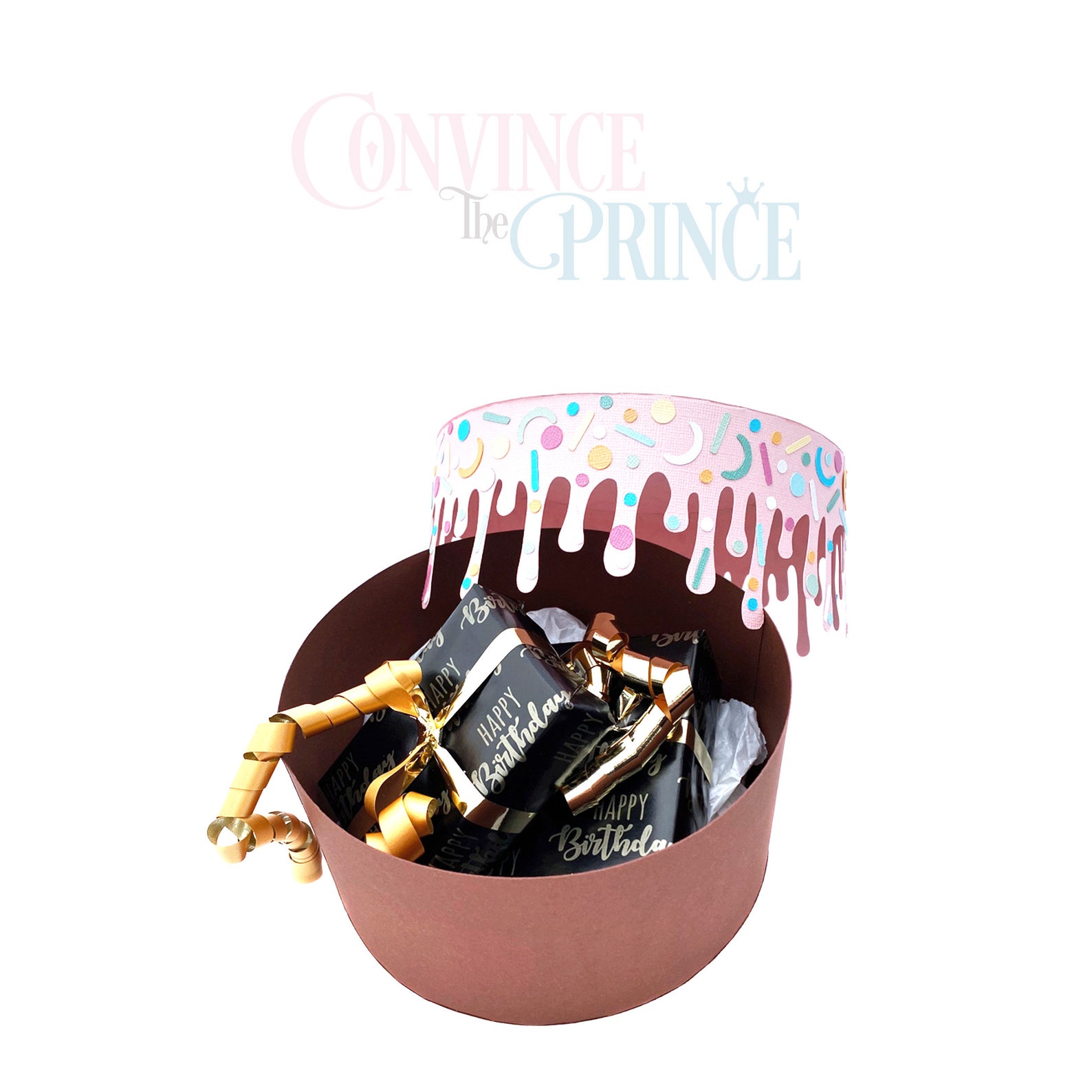 3D Birthday Cake Template SVG PNG PRINTABLE and for - Etsy