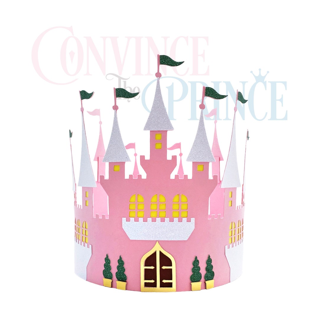 Castle Crown SVG for Cricut and Silhouette – Princess Castle Crown ...