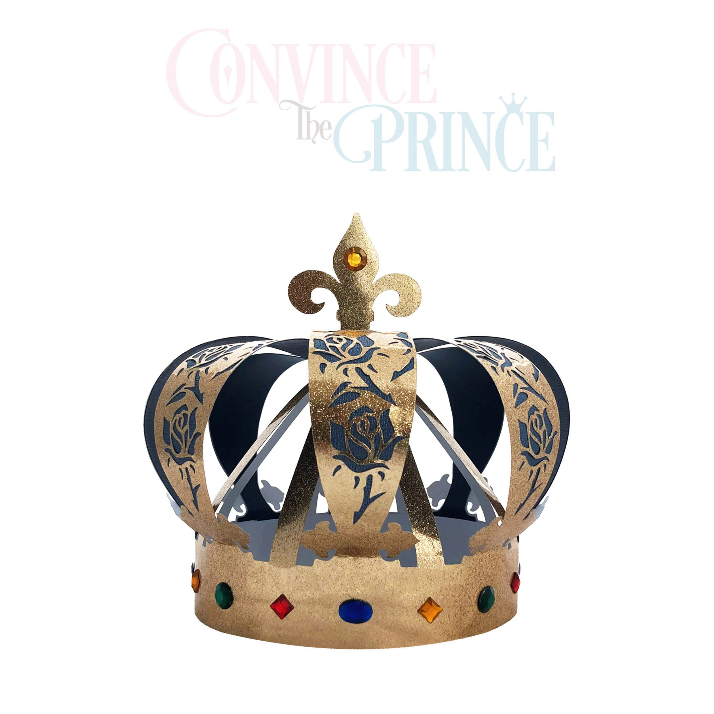 3D Crown Crown La Fleur Template SVG PNG JPG - Etsy Australia