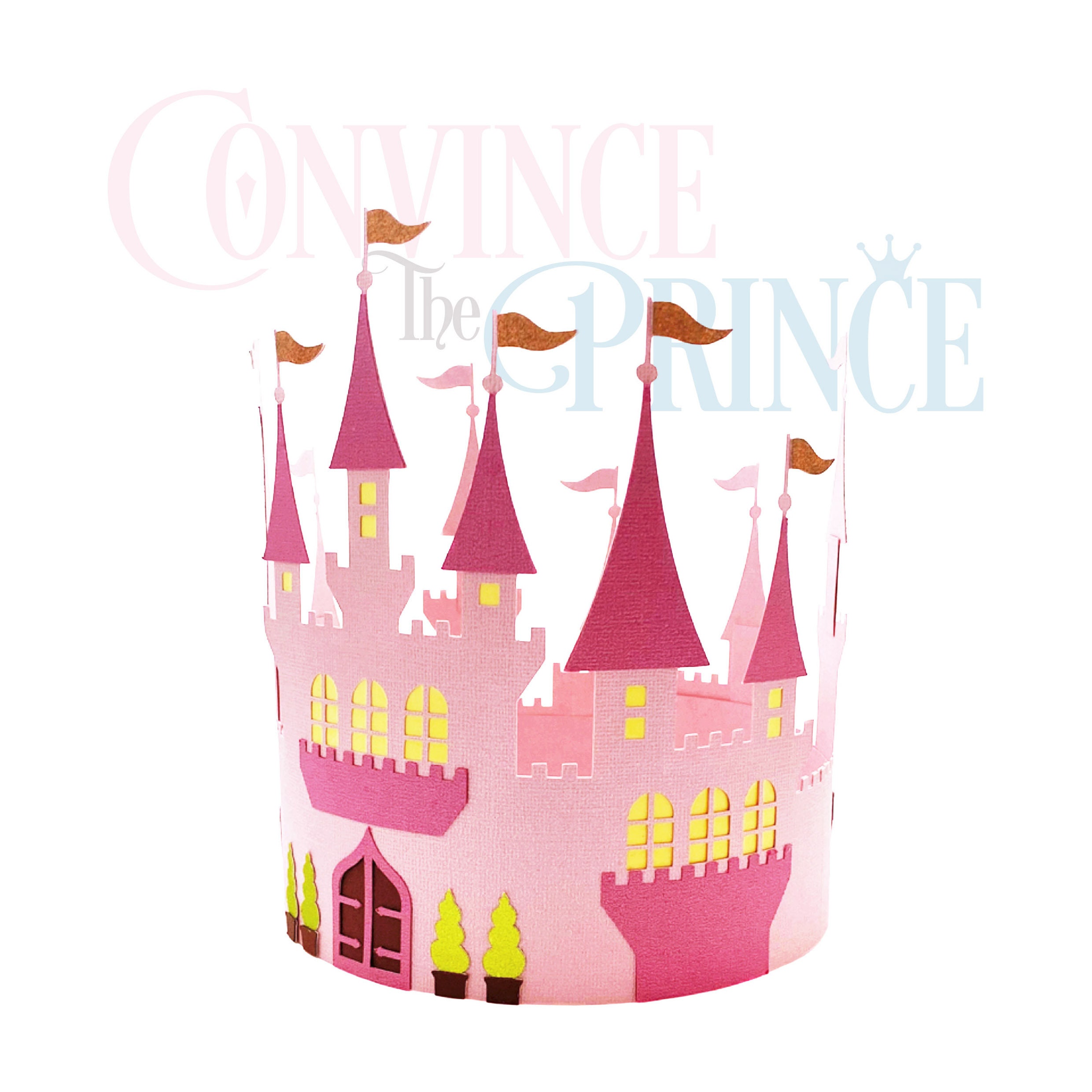 Castle Crown SVG for Cricut and Silhouette – Princess Castle Crown ...