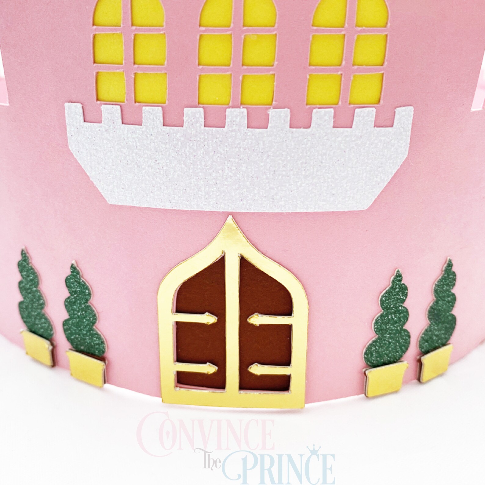 Castle Crown SVG for Cricut and Silhouette – Princess Castle Crown ...