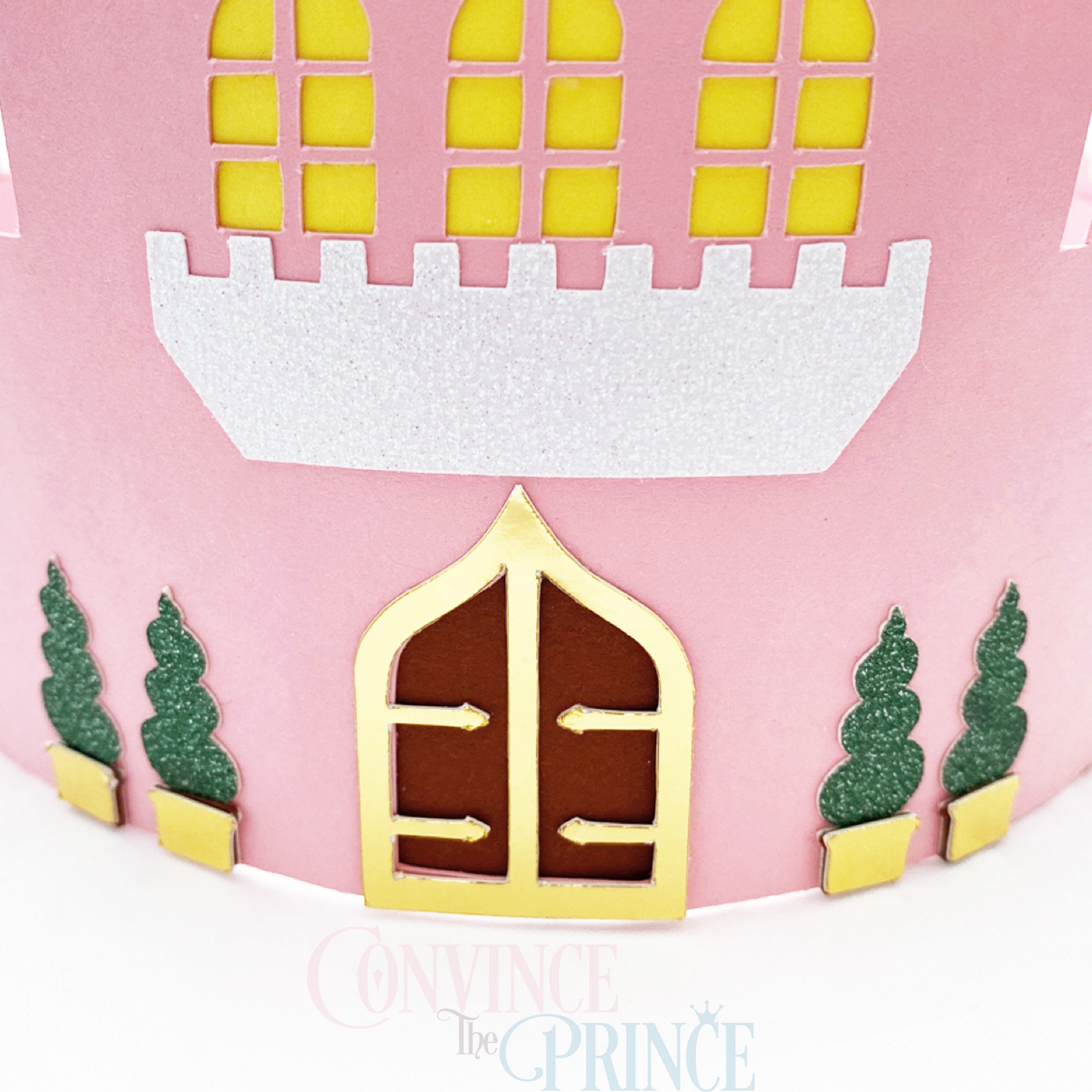 Castle Crown SVG for Cricut and Silhouette – Princess Castle Crown ...