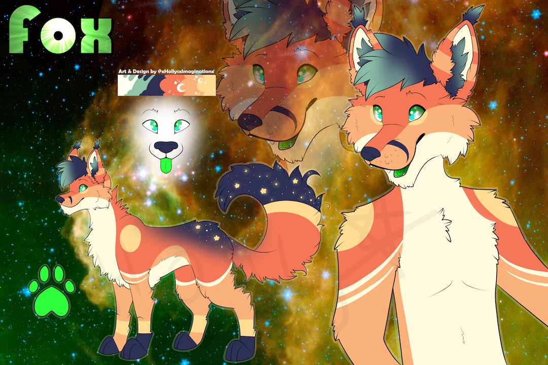 Fursona Character Adopt Fox Canine #furry - Etsy