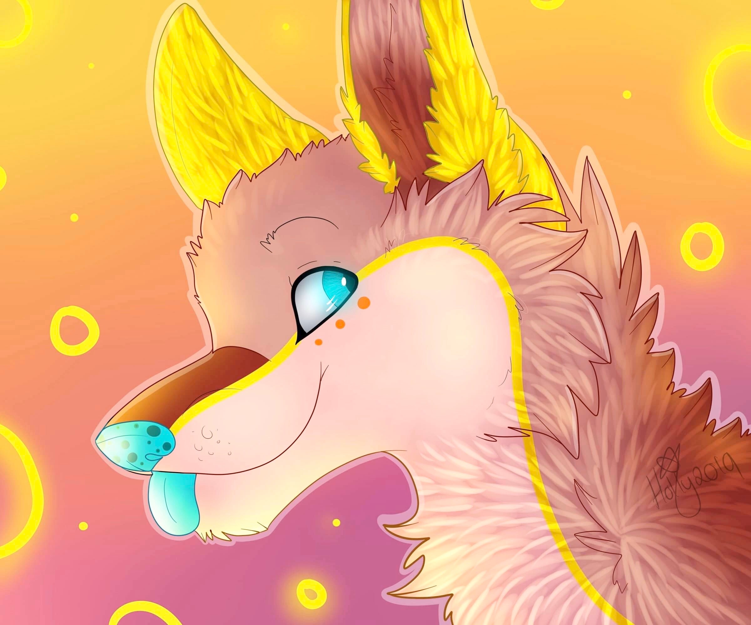 Furry Headshot Commission | Etsy