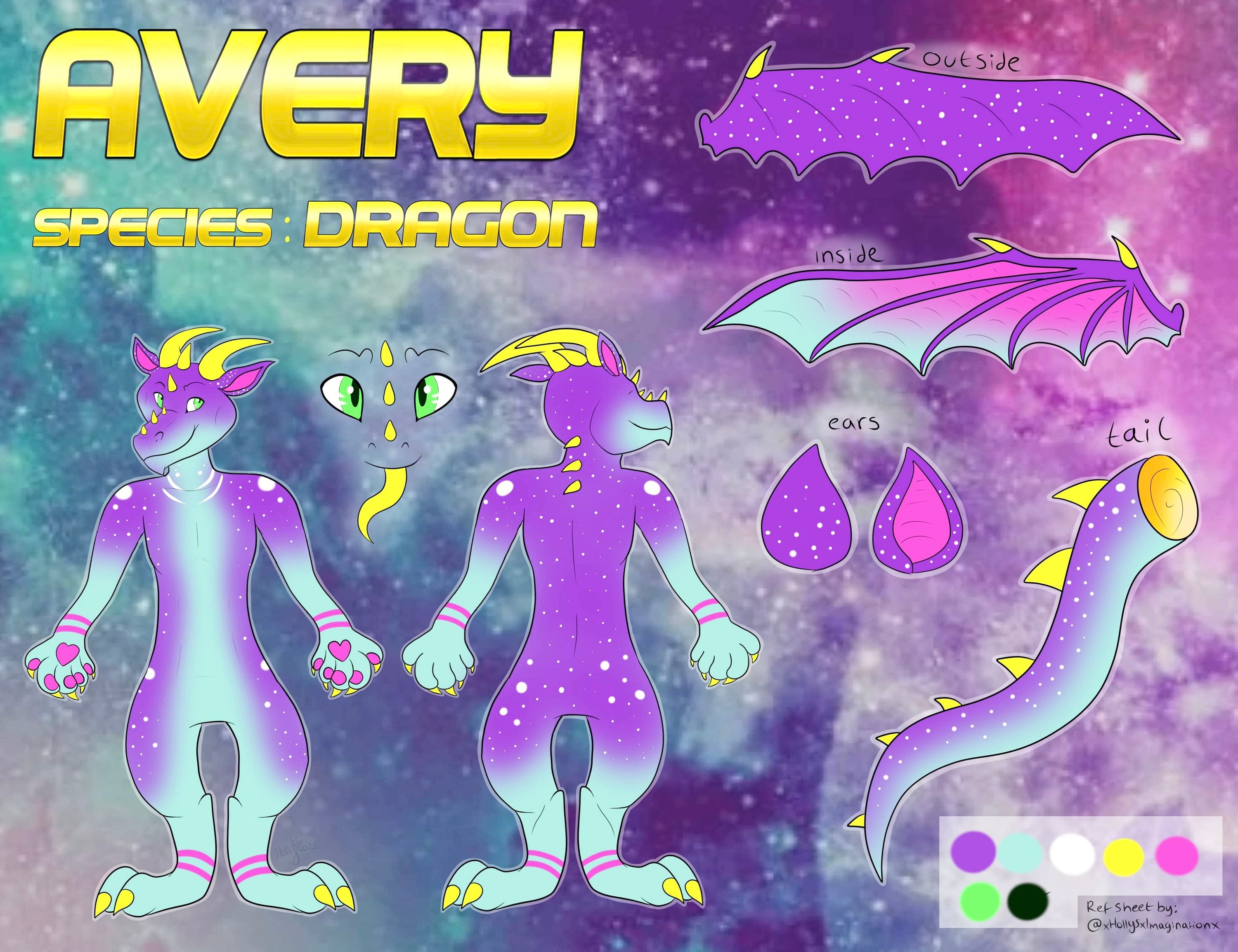 Fursona Reference Sheet Commission - Etsy