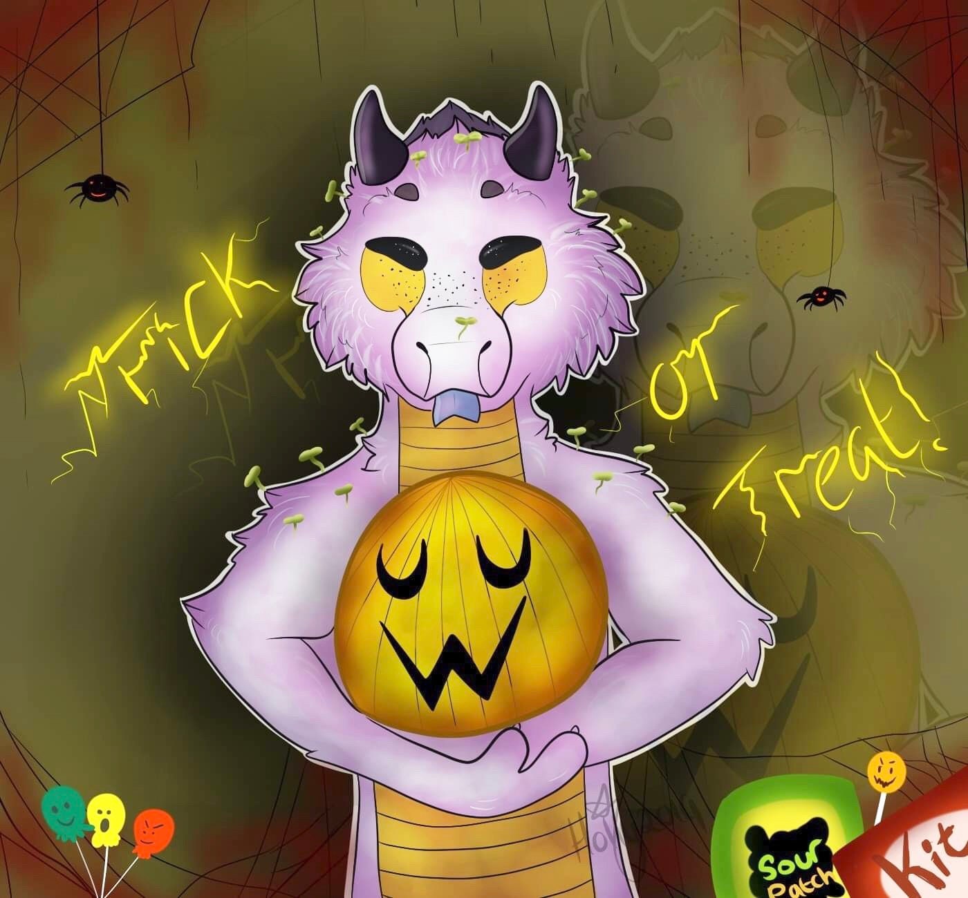 Fursona Halloween YCH furry - Etsy