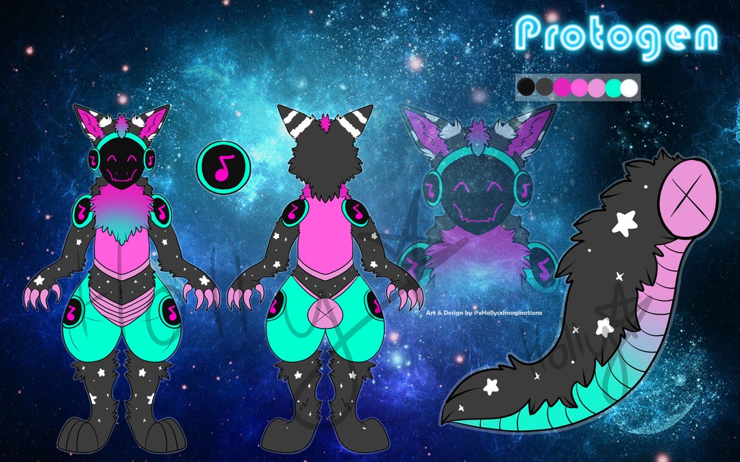 Protogen Fursona Character Adopt furry - Etsy Canada