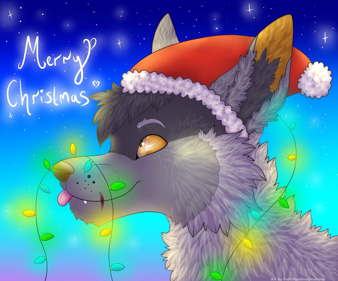 Fursona Christmas YCH #furry - Etsy