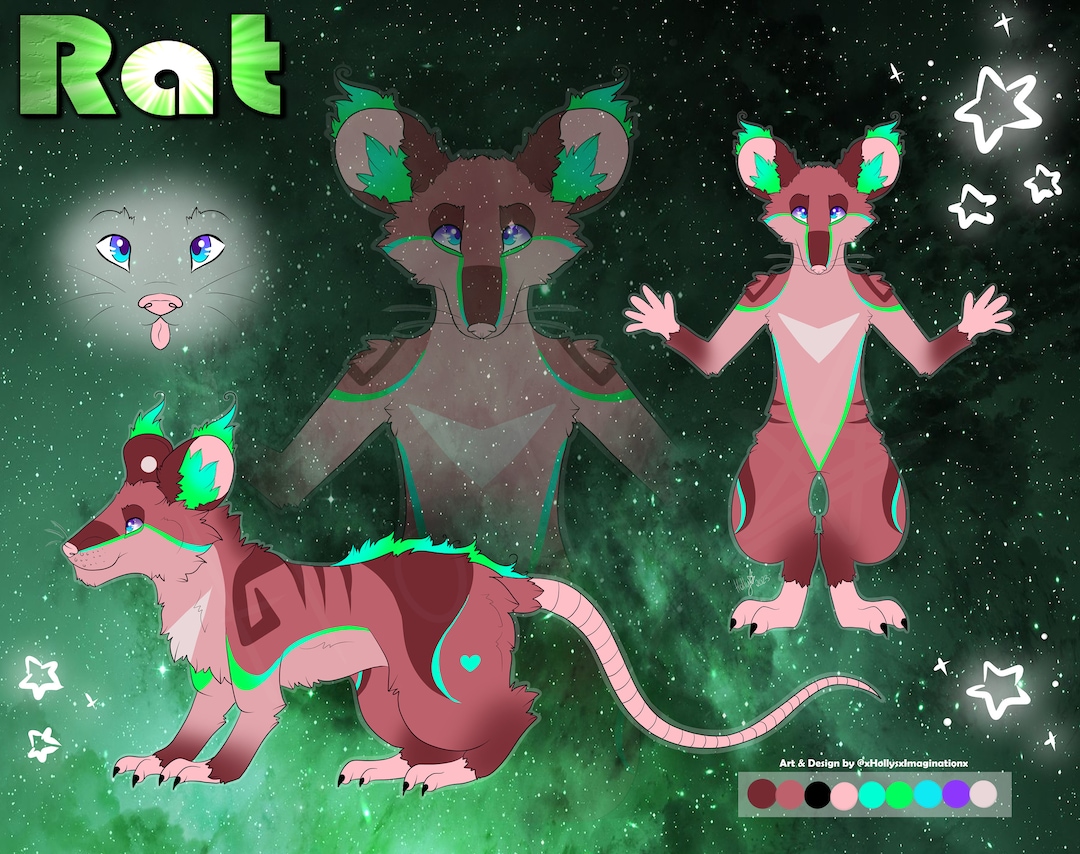 Fursona Character Adopt Rat #furry - Etsy
