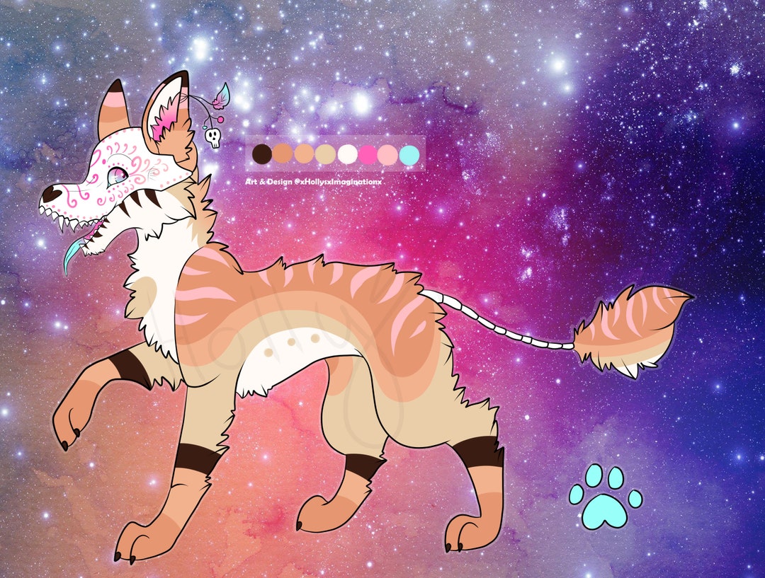 Fursona Character Adopt #furry Skulldog - Etsy
