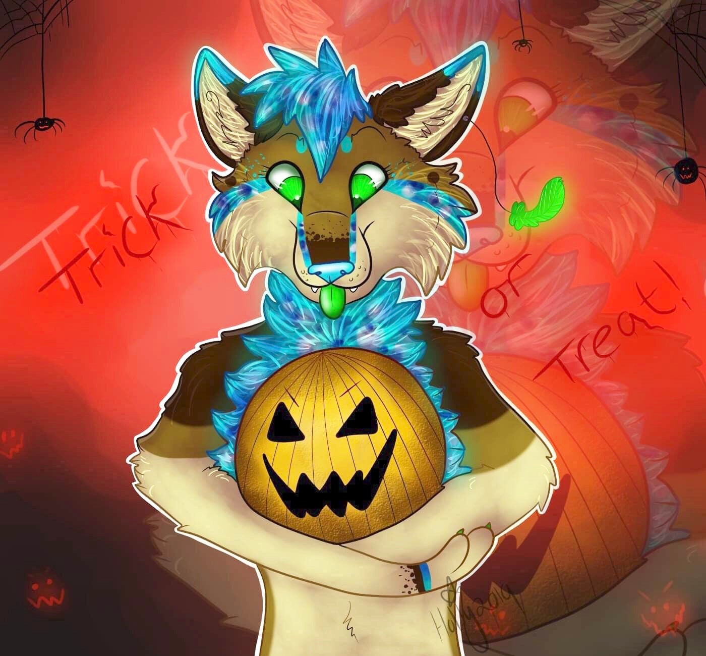 Fursona Halloween YCH furry - Etsy