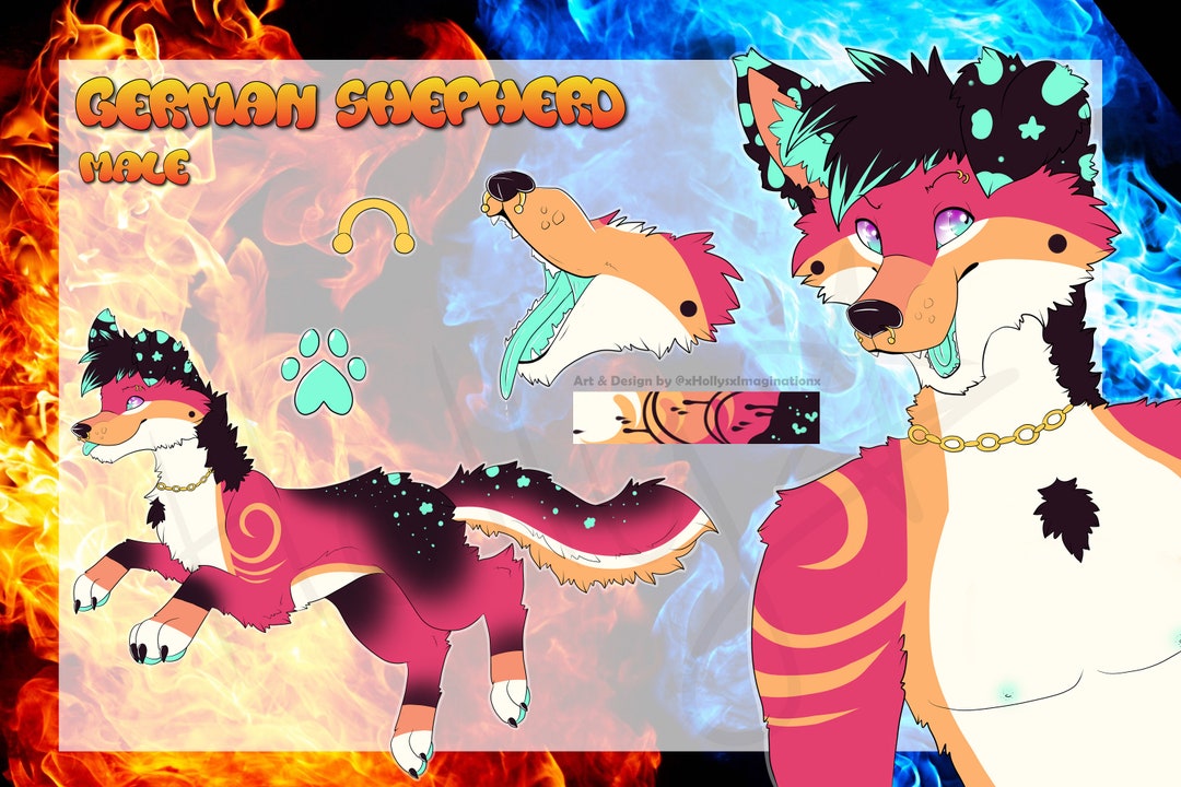 Fursona Character Adopt Canine furry - Etsy