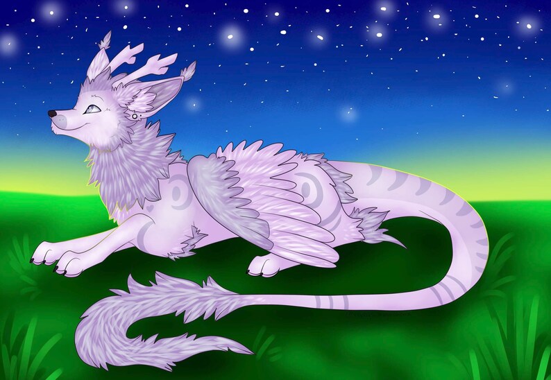 Fullbody Feral Scene Commission furry | Etsy