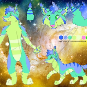 Custom Fursona Character Design Adopt #furry - Etsy