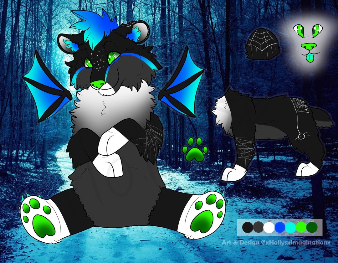 Fursona Character Adopt Bear #furry Halloween - Etsy