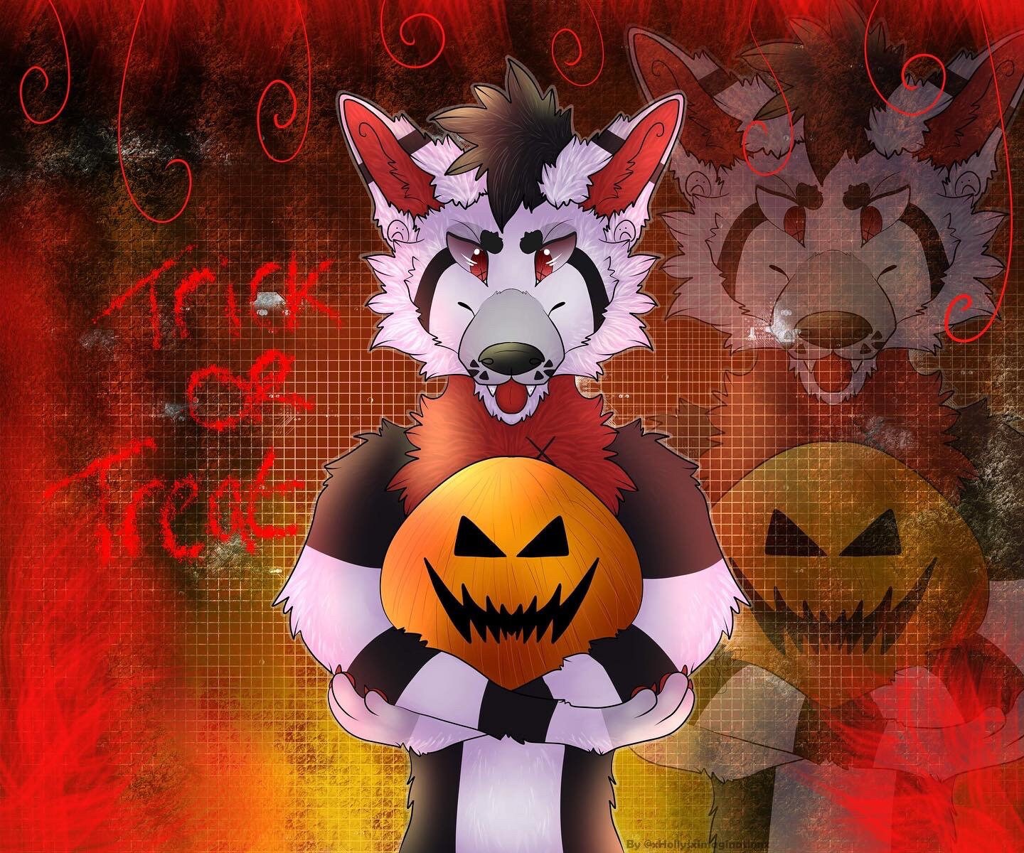 Fursona Halloween YCH furry - Etsy