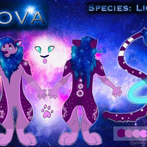 Fursona Reference Sheet Commission - Etsy