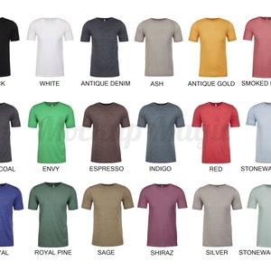 Next Level 6200 All Colors Chart Crewneck Mockup (PNG + PSD) Edit or ...
