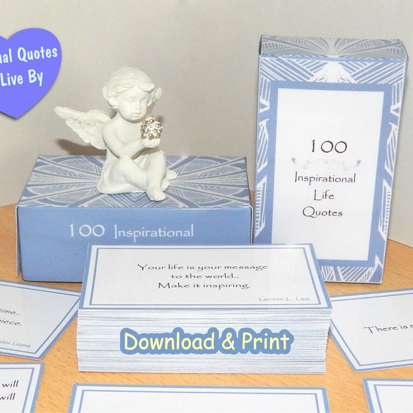 Inspirational Quote Box - Etsy