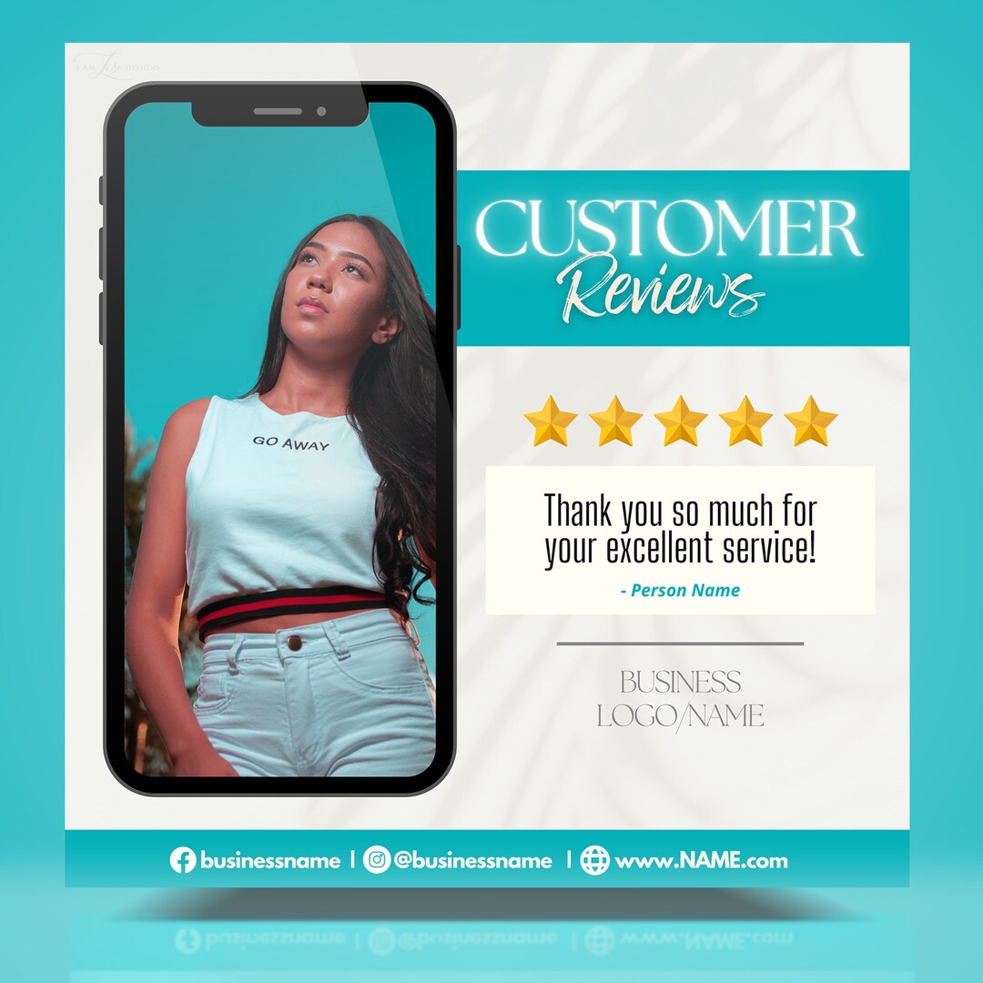 Client Review, Client Template, Business, Testimonial, Canva Templates ...