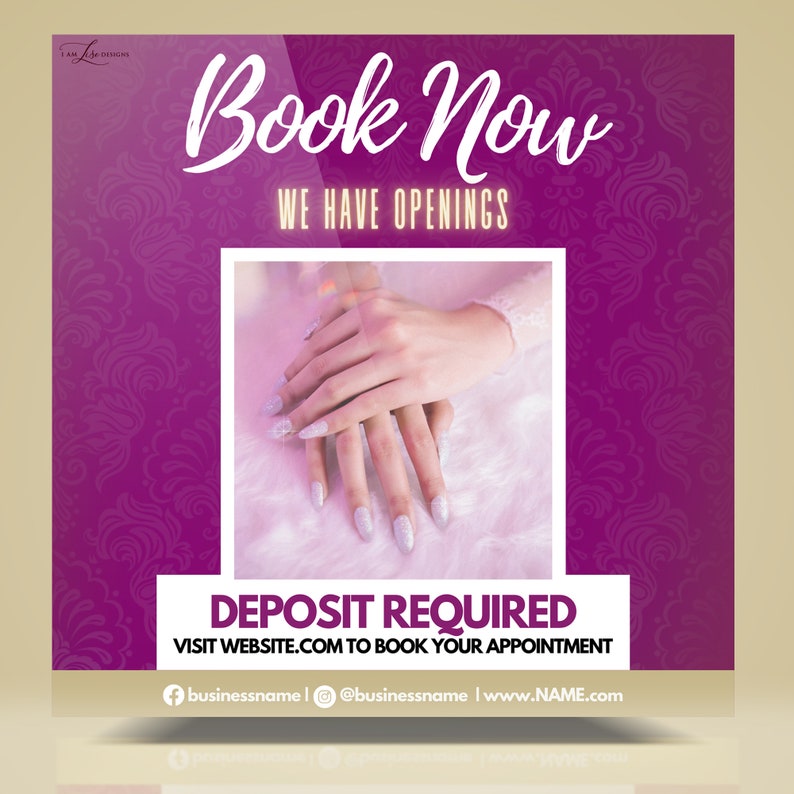 DIY Book NOW, Book Now, Booking Available Template, Business ...