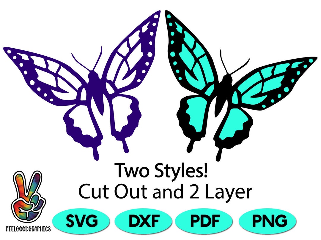 Butterfly SVG Butterfly PNG Butterfly DXF Butterfly PDf - Etsy México
