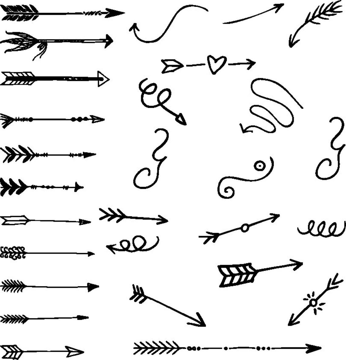 Arrows SVG Bundle Arrows & Doodle SVG bundle Arrows and | Etsy