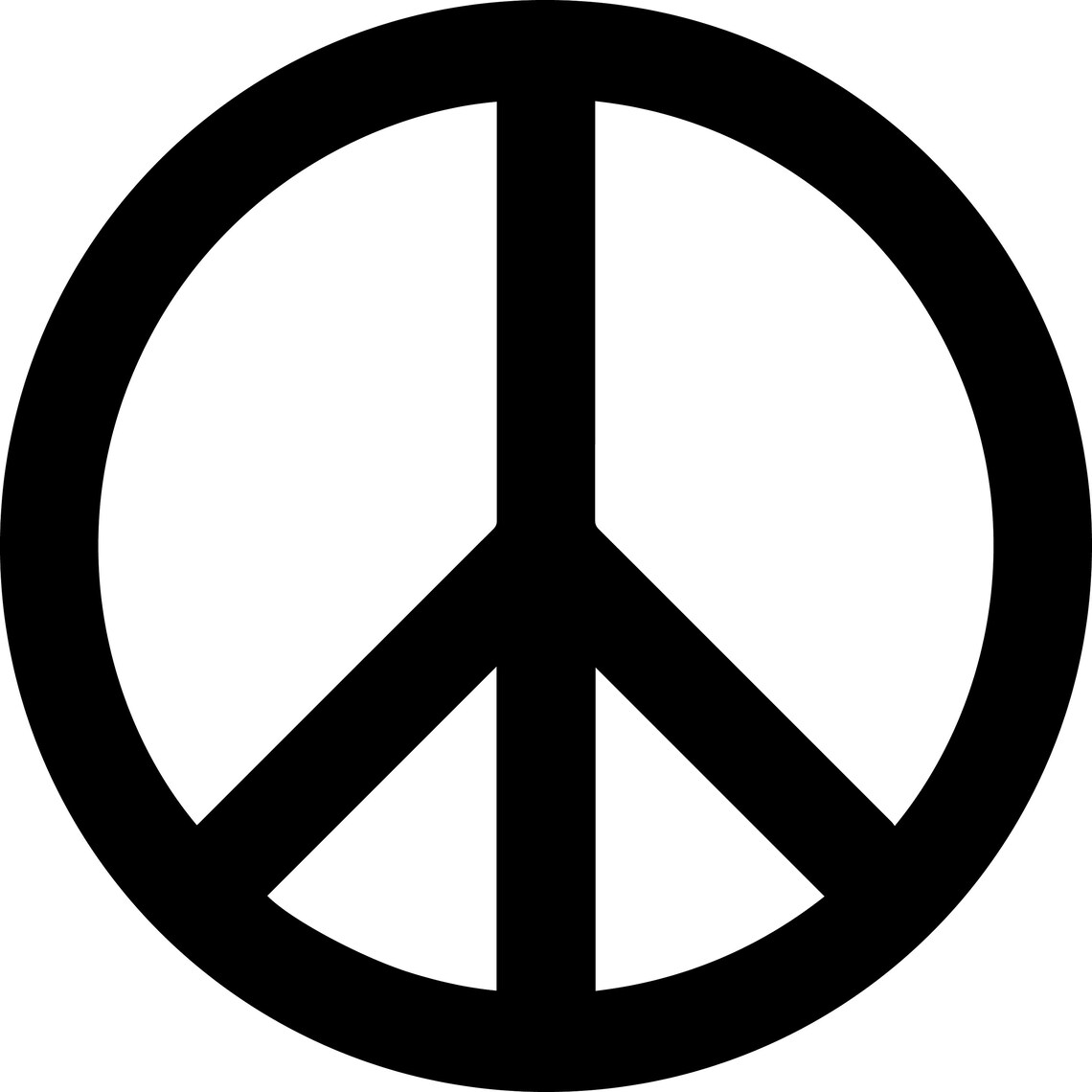 Peace Symbol SVG Peace sign graphic DXF | Etsy