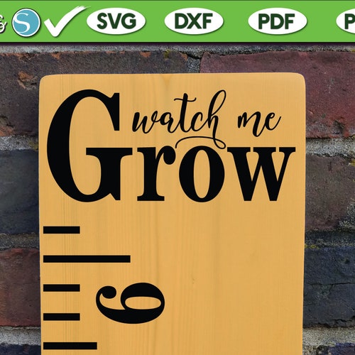 Growth Chart Ruler Add-on Our Growing Family SVG Growth - Etsy